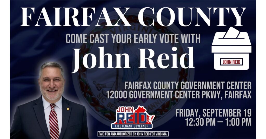 Early Vote with John Reid - Fairfax County Republican Committee